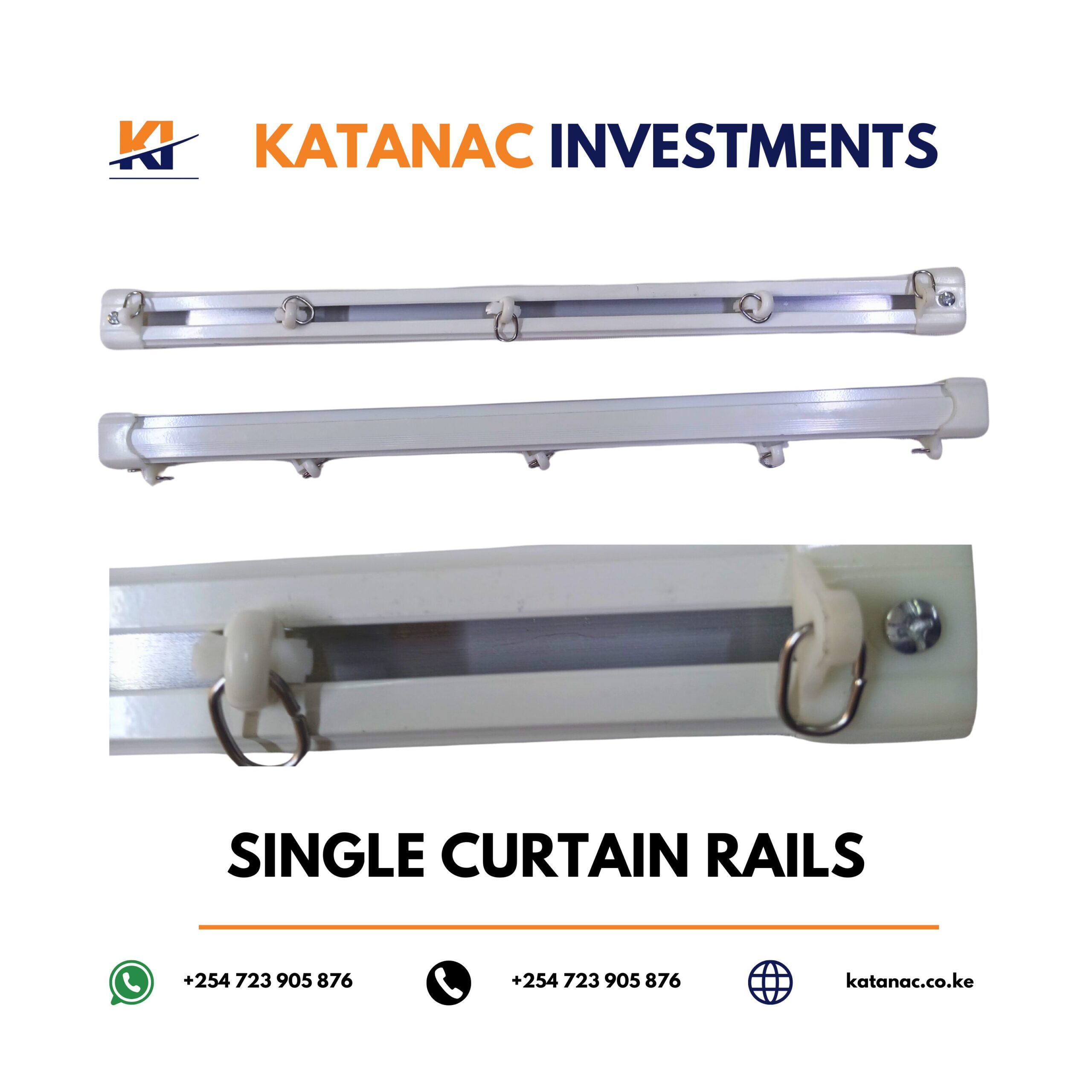 Single Curtain Rails - Katanac Investments